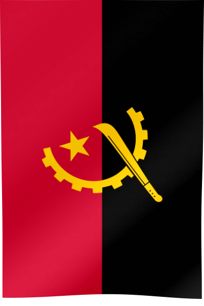 Flag of Angola (GIF) - All Waving Flags