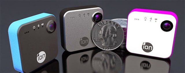 Hvyourown Snapcam 360 White W Free Red Leather Sleeve