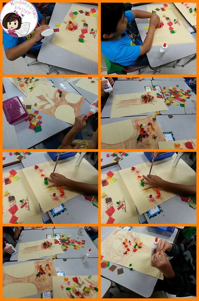 Kindergarten Lifestyle: Autumn Trees and Pumpkins