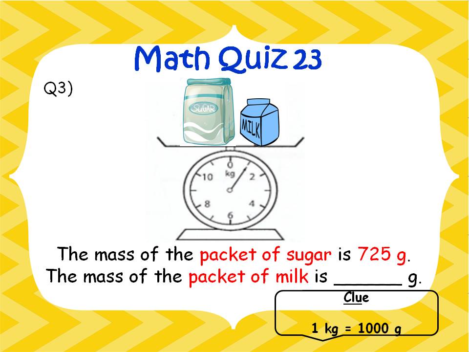 P2A Class Blog: Math Quiz 23