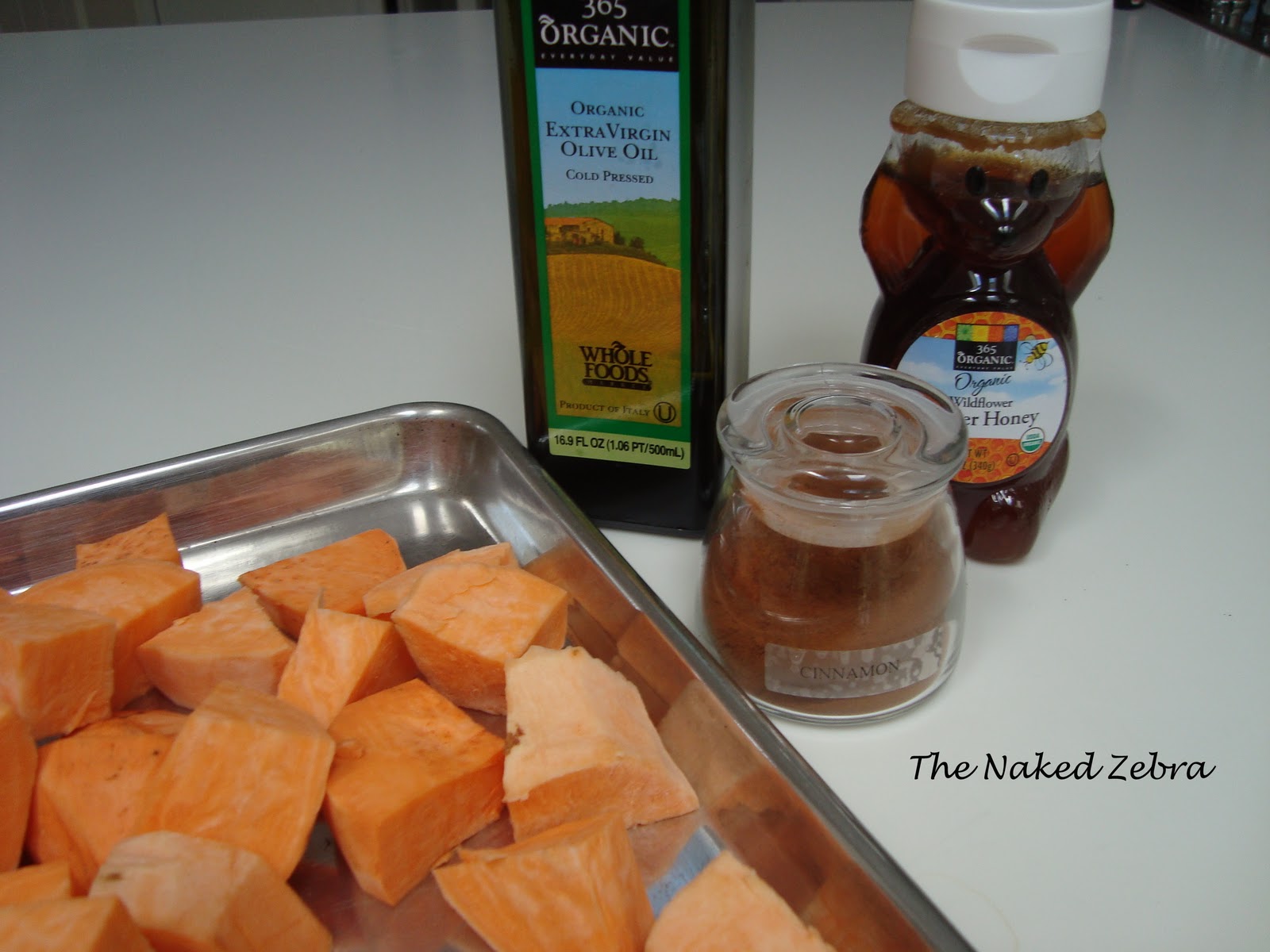 The Naked Zebra: Roasted Sweet Potatoes with Honey and Cinnamon