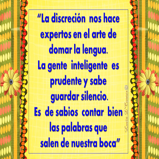 EL PODER DE LA LENGUA: EL VALOR DE LA DISCRECIÓN