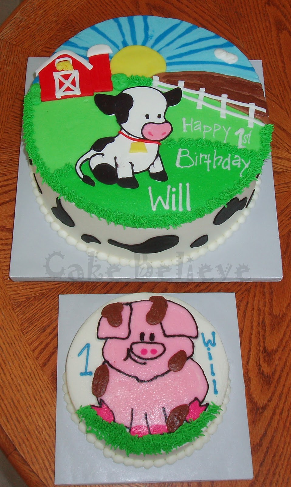 Cake Believe: Barnyard First Birthday