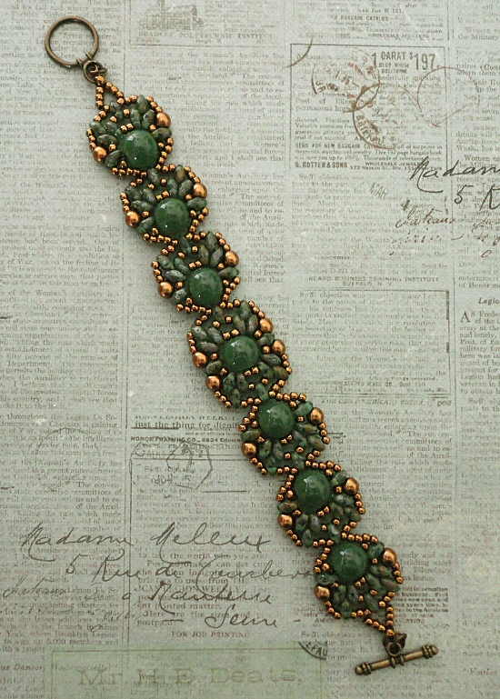 Linda's Crafty Inspirations: Buttercup Bracelet - Jade