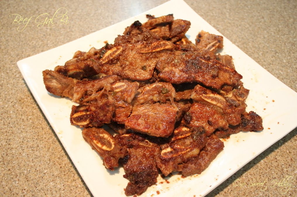 One Sweet Hobby: Beef GalBi 소갈비