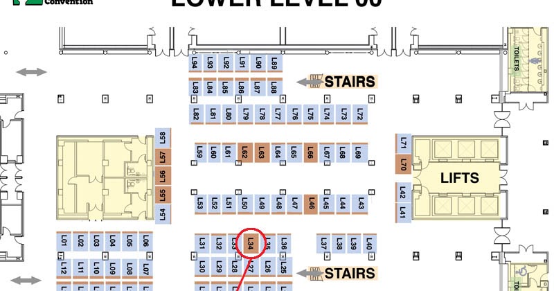 BLIMEY! The Blog of British Comics: Floor plan for Nottingham Comic Con