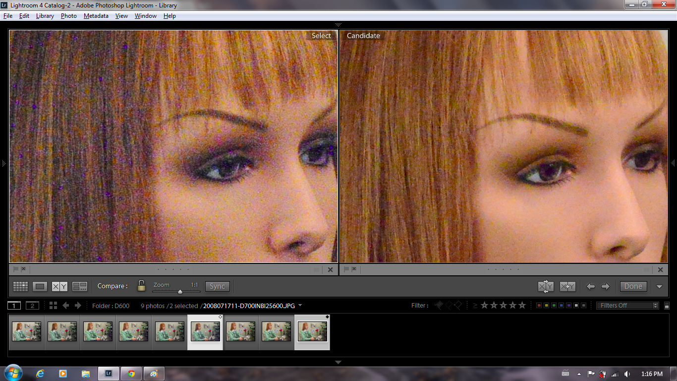 Better Family Photos: Nikon D600 High ISO noise comparisons