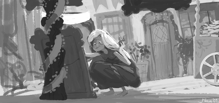 Living Lines Library: Tangled (2010) - Visual Development: Locations