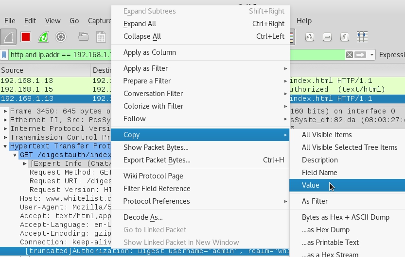 Whitelist: Calculating HTTP Digest Authentication parameters with ... Whitelist: Calculating HTTP Digest Authentication parameters with ...
