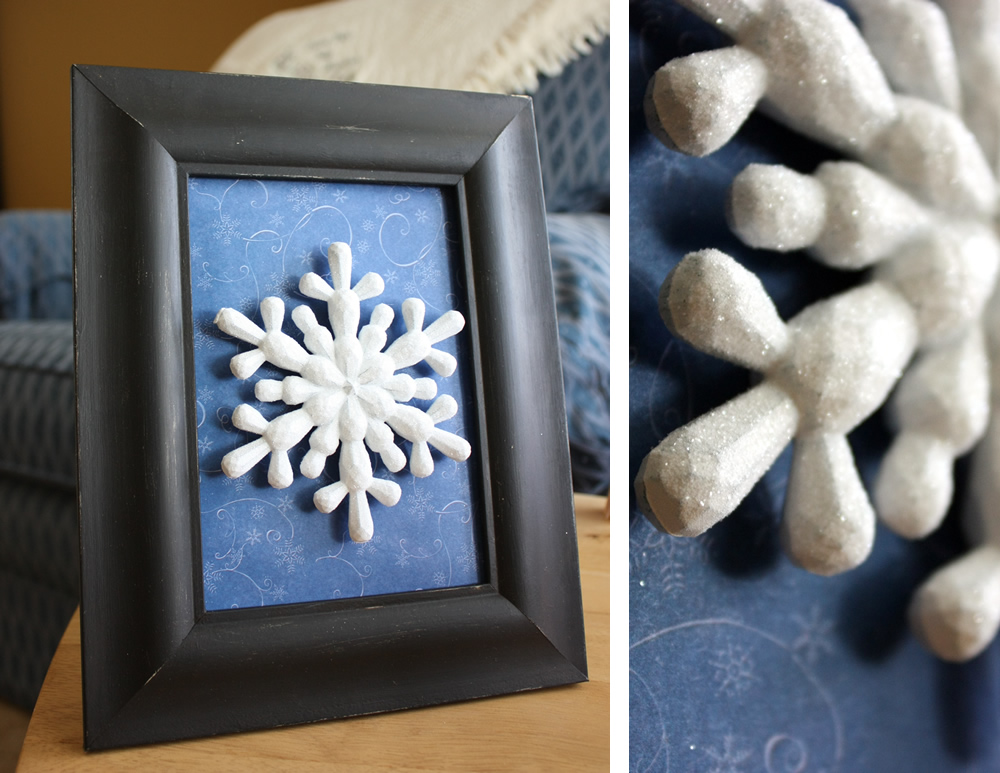 We are the Robinsons!: snowflake frame tutorial