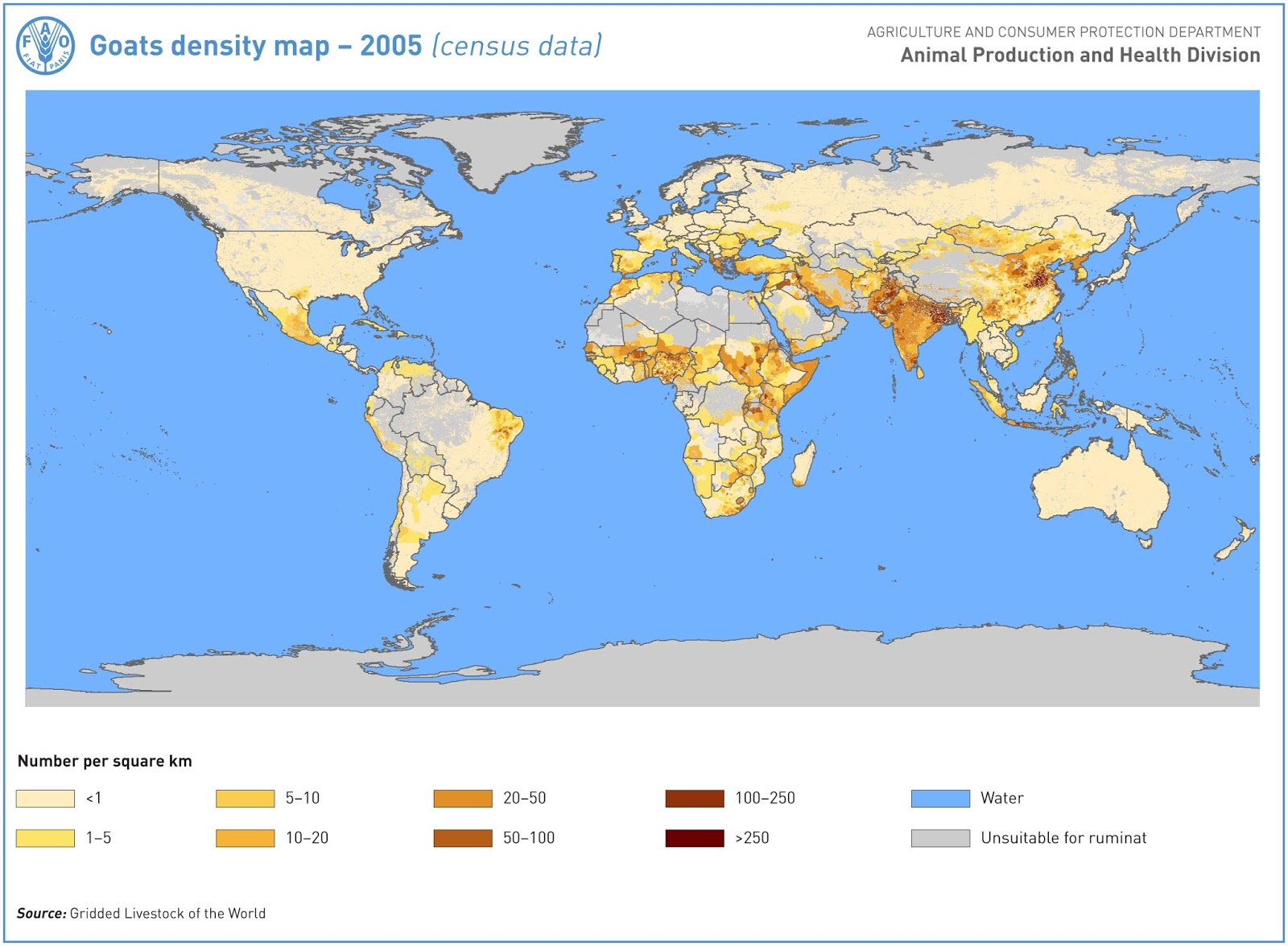 Global Goat Density Map | Big Picture Agriculture