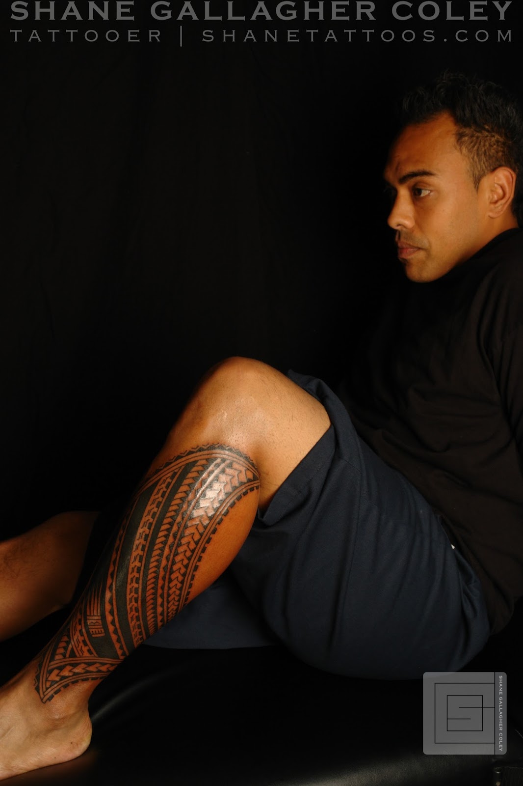 Maori Tattoo Gallery: Polynesian Calf Tatau
