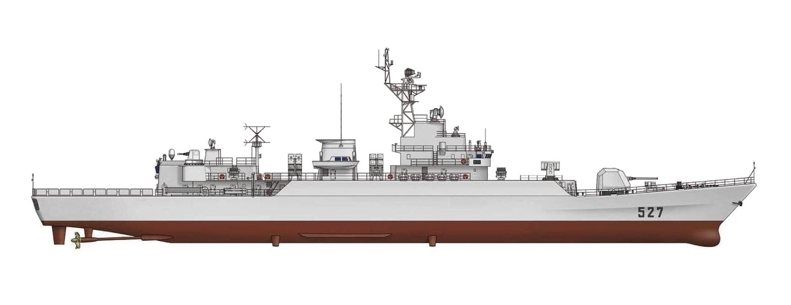 China Defense Blog: Type 053H3 FFG gets an upgrade.