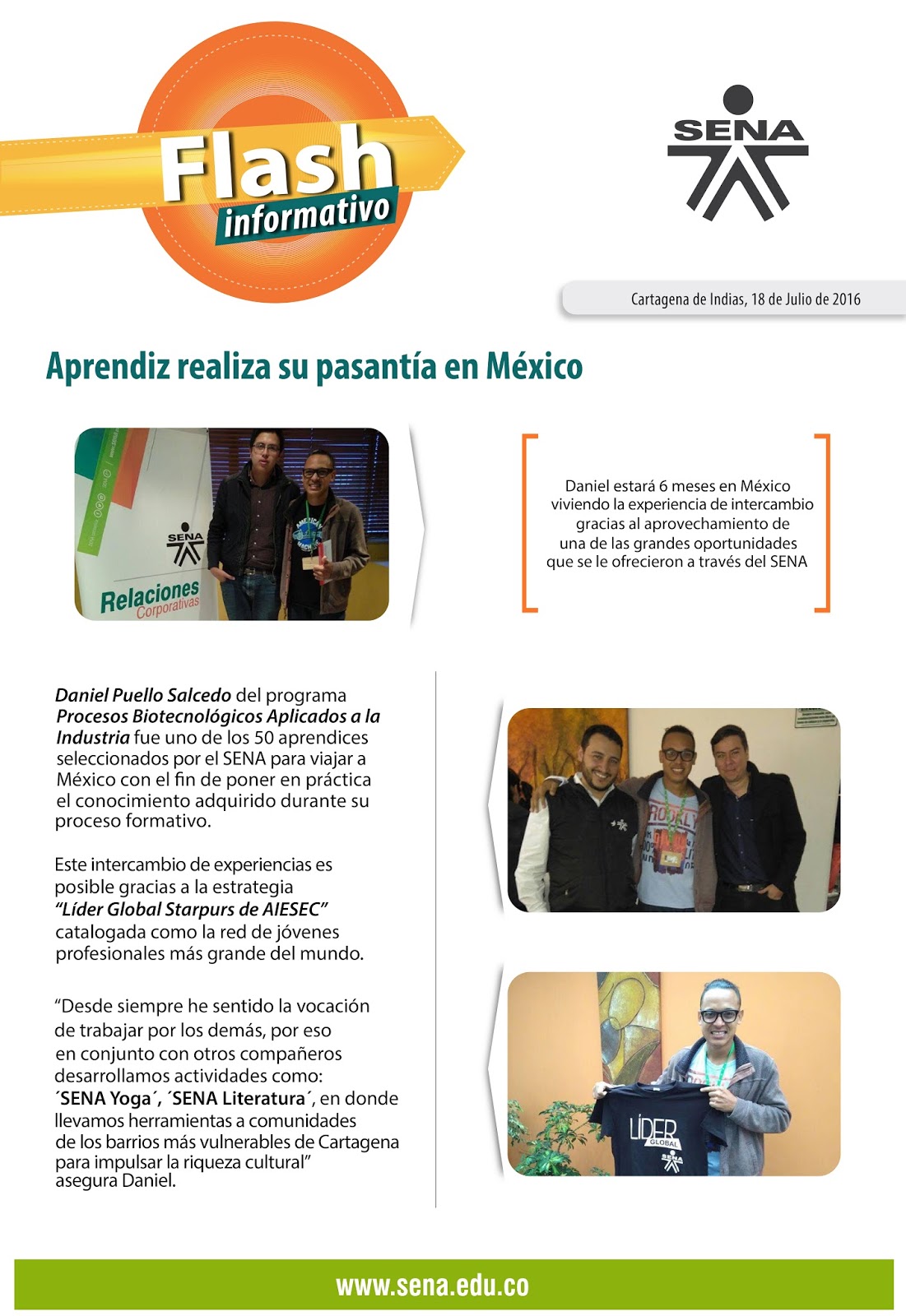 Centro Agroempresarial y Minero - SENA Regional Bolívar: [Flash ...