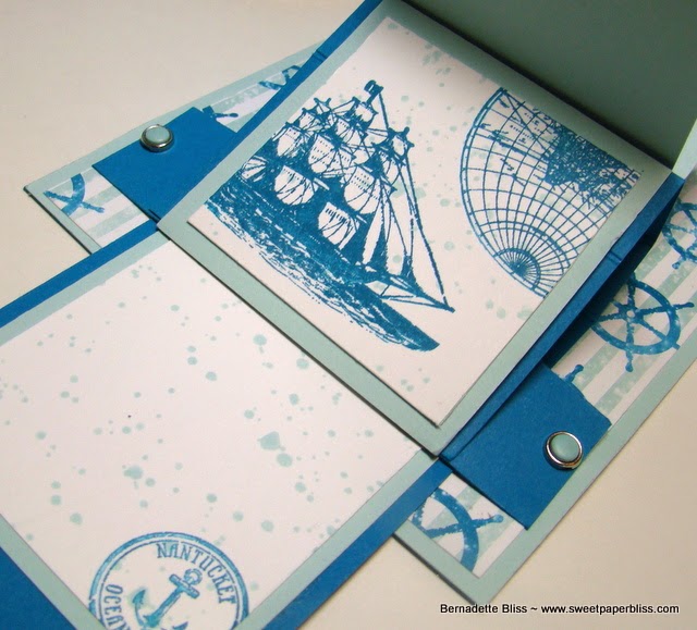 Sweet Paperbliss.....: The Open Sea Waterfall Card
