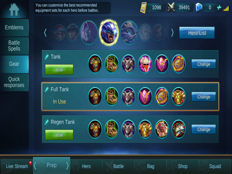 JOHNSON Full Tank Item Builds and Gameplay ~ MOBILE LEGENDS GAMING