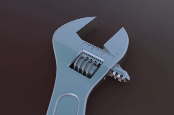 5030. Crescent Wrench || Download free 3D models