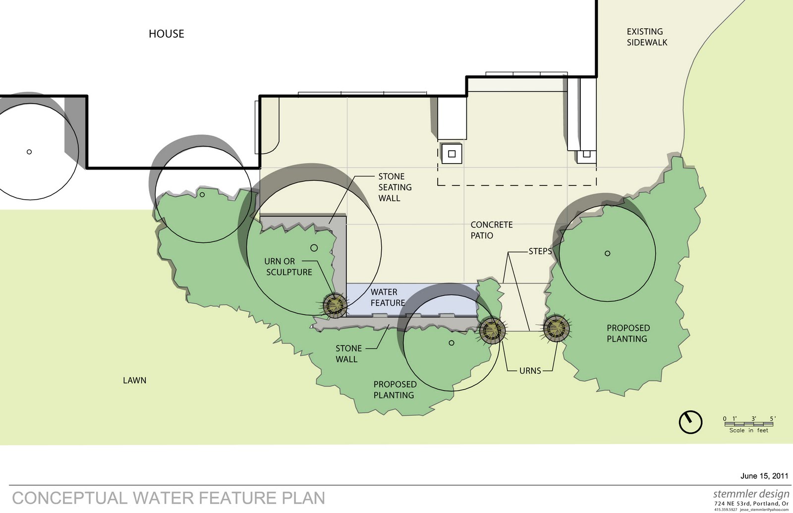 s t e m m l e r d e s i g n: Current Projects: Water Feature Courtyard