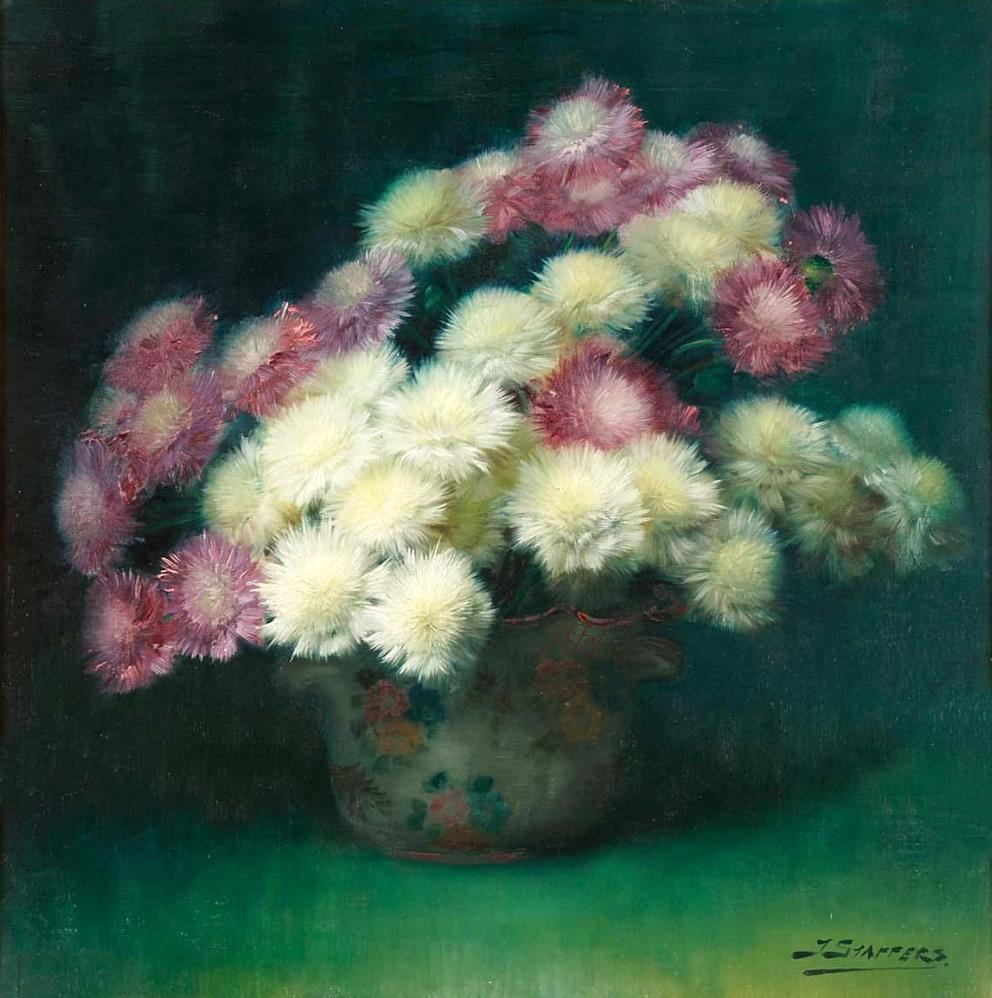 Коллекция картинок: Цветочные натюрморты Julien Stappers (1875-1960)
