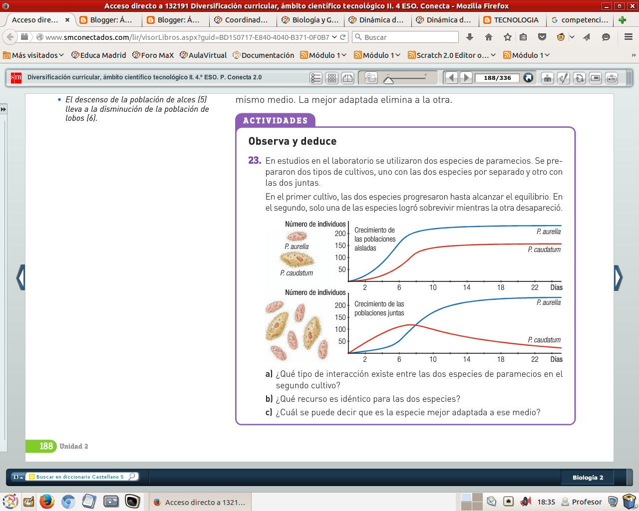 ÁMBITO CIENTÍFICO TENOLÓGICO: RELACIONES INTRA E INTER ESPECÍFICAS.