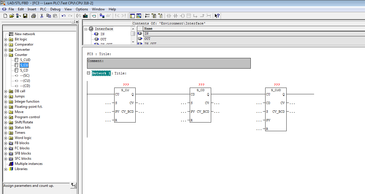 شرح العدادات counters فى Siemens PLC موقع الهندسة الكهربية