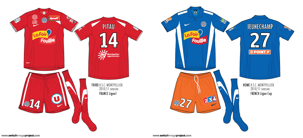 Football teams shirt and kits fan: HSC Montpellier Nike 2010/11 3rd Kit ...