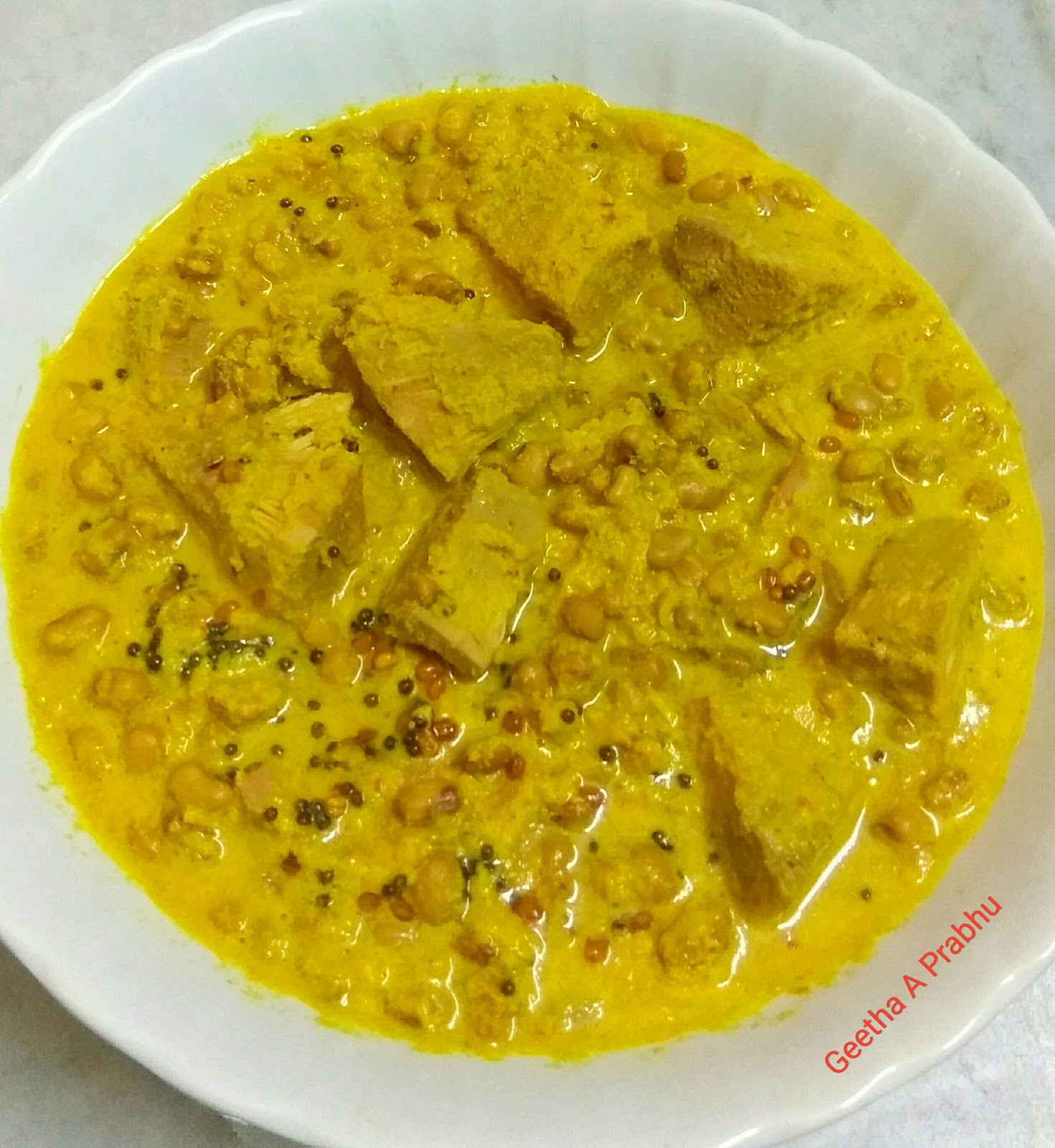 Cooking With Geetha: Ponsa Gidigi (Kadgi) ani Chawli Dhevi Ghassi ...