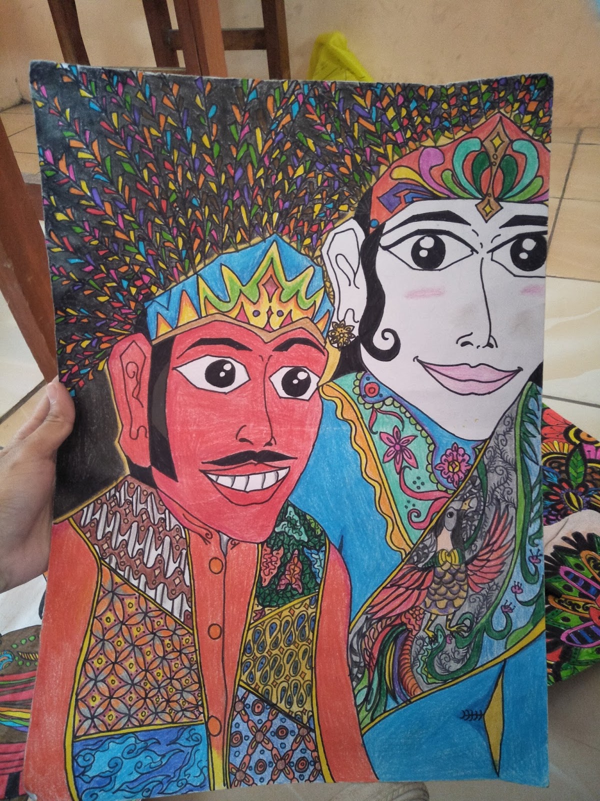 Pelita Bandung Raya(PBR): gambar batik full color