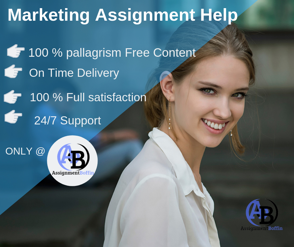 Flawless and Unbeatable Marketing Assignment Help by AssignmentBoffin
