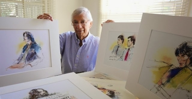 Espaço Michael Jackson: Bill Robles - Ilustrador de tribunal no ...