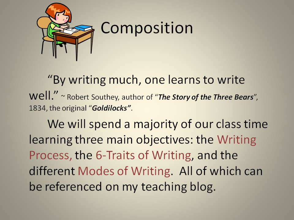 Blog'n with Mrs. Bailey!: Introduction to 4th grade writing power point