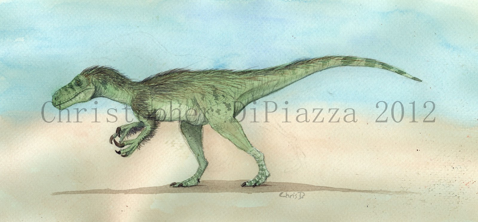 Prehistoric Beast of the Week: Painting Dryptosaurus: A Tutorial