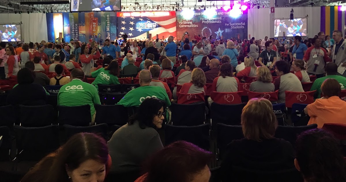 Blend Me: My First National Education Association Representative ...