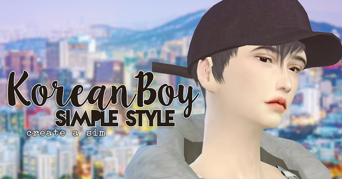 NyuSimmer : Create a Sim | Korean Boy Simple Style.