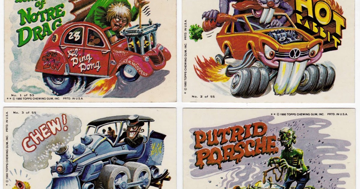 Memorabilia 1980 Topps Weird Wheels Card MODEL TNT Art & Collectibles ...