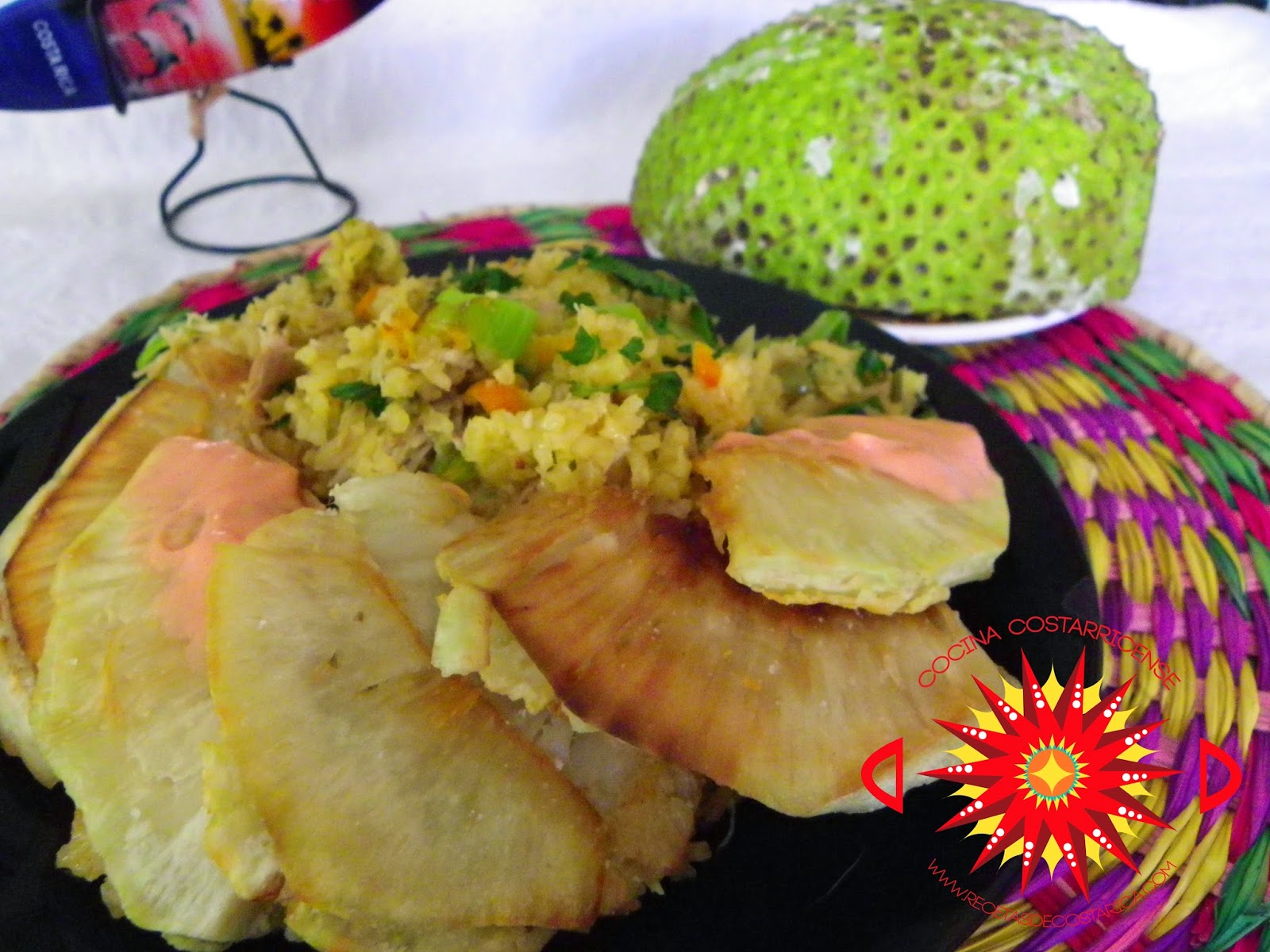 Cocina Costarricense: patacones fruta de pan