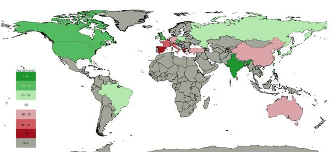 investing on the waves: Map of PMI's in world: deterioration and ...