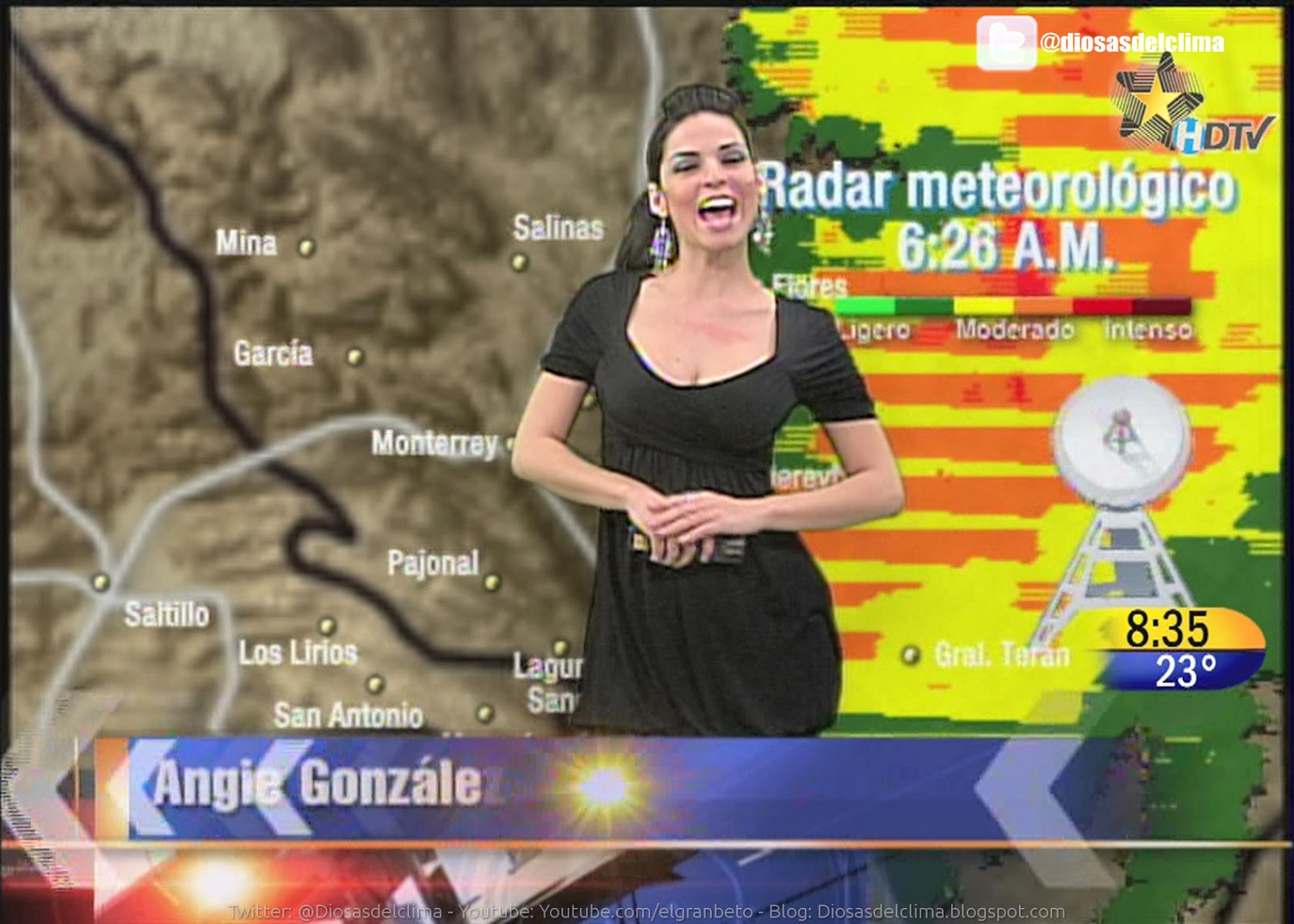 Las diosas del clima: Angie Gonzalez