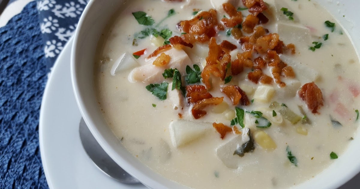Kicked Up Chicken Corn Chowder