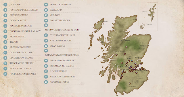 Grand Tour of Great Britain: Outlander TV Locations