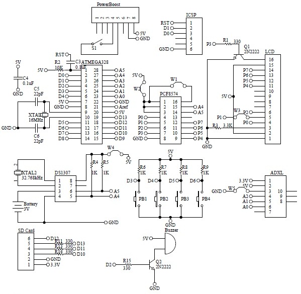 Accelerometer Data Logger