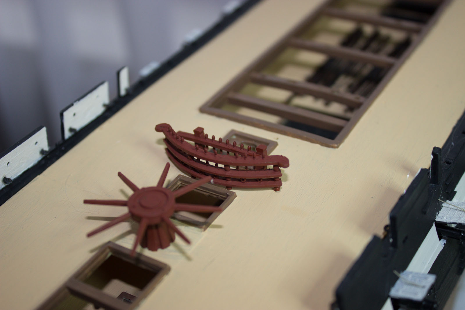 Sailing Ship Models: USS Constitution - Spar Deck Details (Part II)