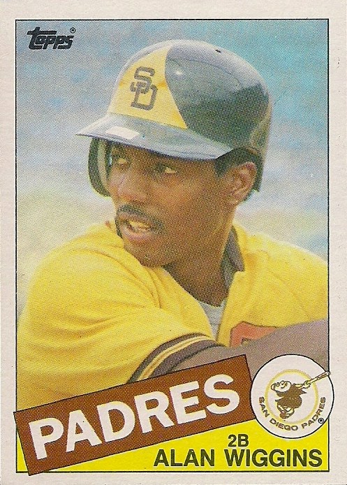 1985 Topps: #378 - Alan Wiggins