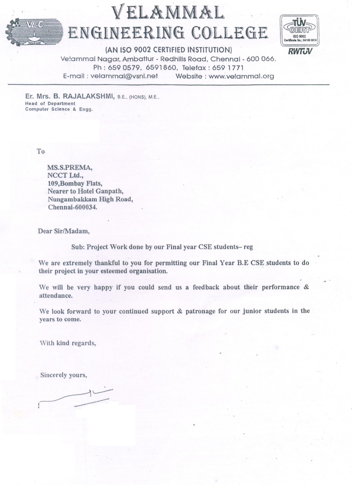 NCCT - Final Year Projects, IEEE Projects 2013, www.ncct.in: MoUs ...