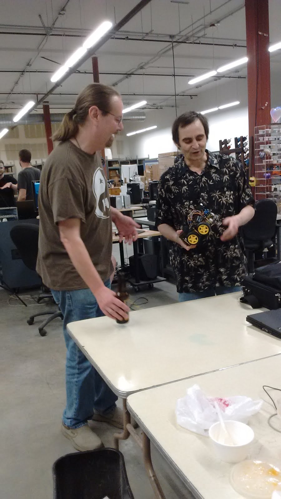 Mitov Software: Pictures and Videos from the HexLab Makerspace "Hangout and Games Night" last week