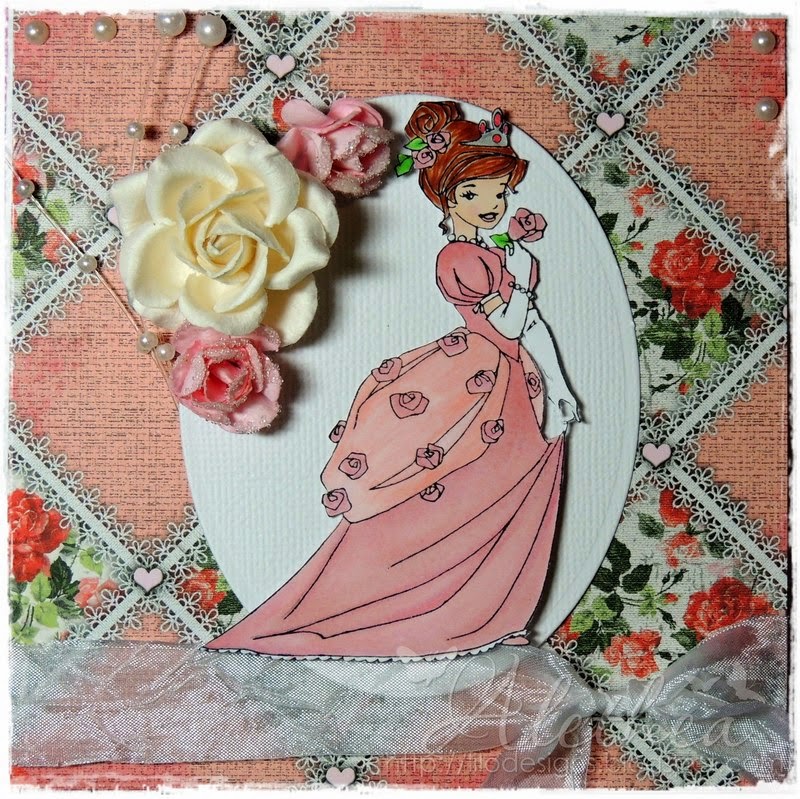 Elisabeth Bell's World: EBWorld May/June 2014 Challenge - "Pearls and Lace"