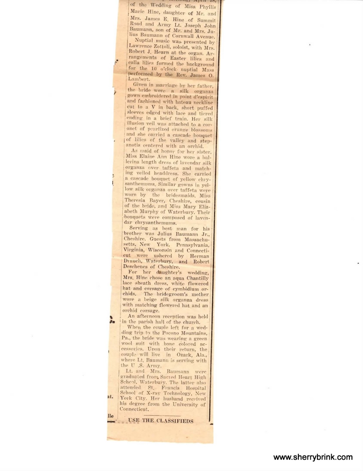 Sherry Brink's Family History - Free Memories: Baumann Photos