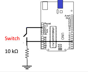 labwire: Pullup Pulldown and Internal pullup configuration of Arduino