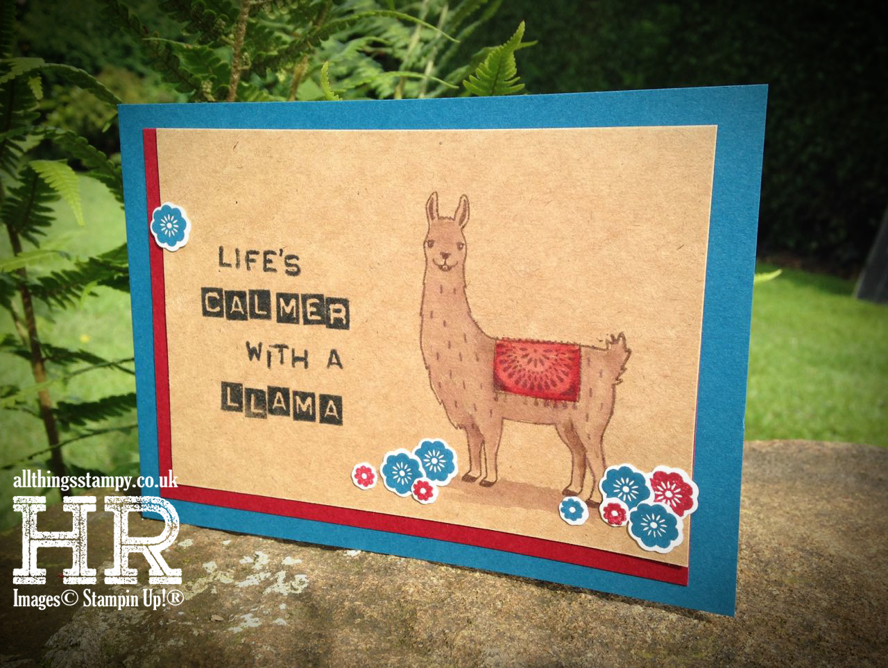 All Things Stampy: Birthday Fiesta - the first of many llama projects