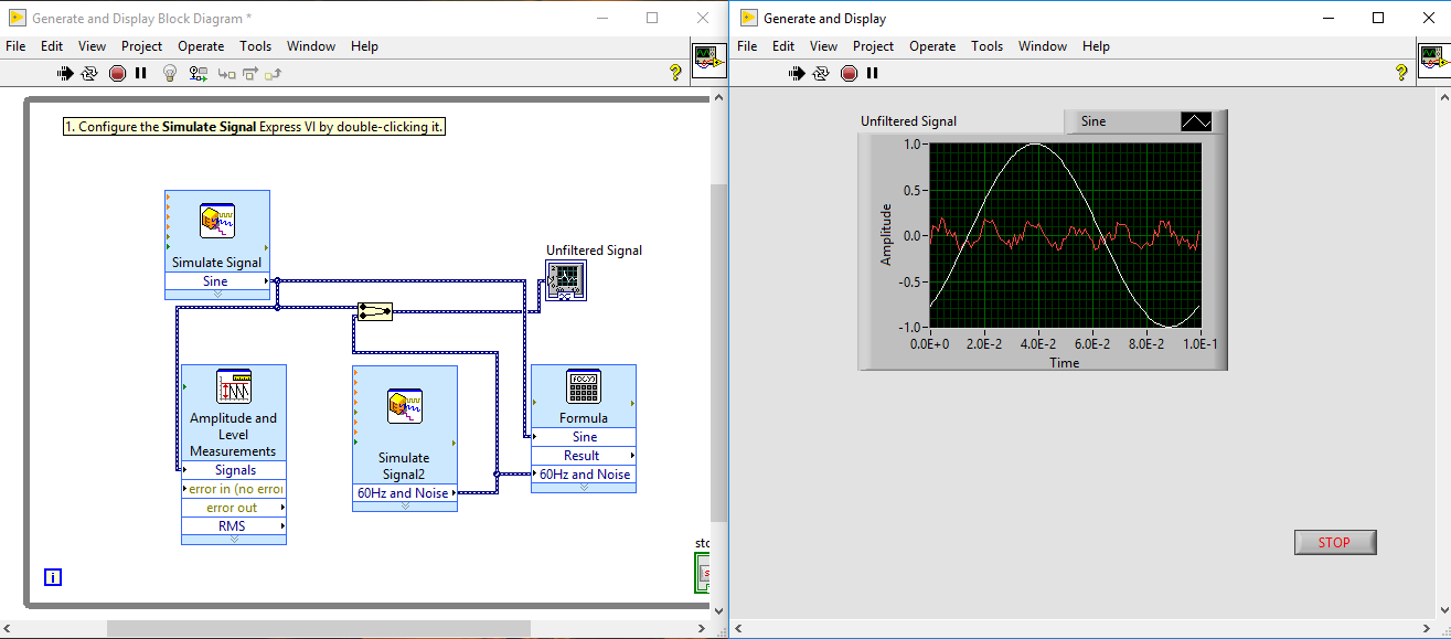 Flamingo Medical LabVIEW: CHAPTER 3 - Analyzing & Saving A Signal